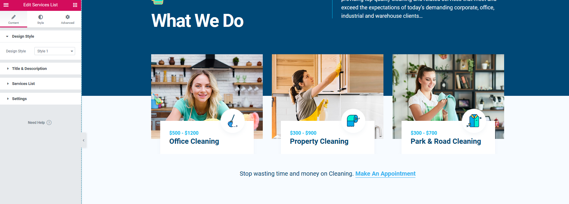 Klinixer Cleaning Services WordPress Theme